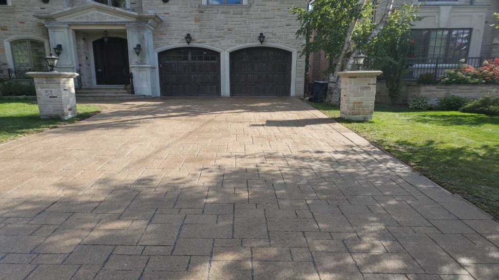 Driveway Power Washing - Terrastone Landscaping